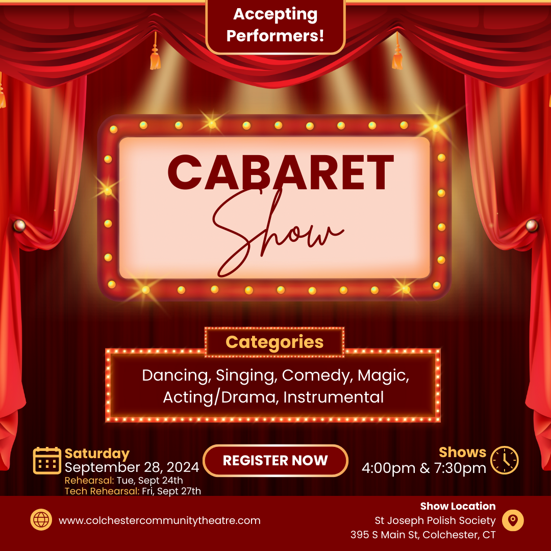 CCT’s Cabaret Night Out – Colchester Community Theatre